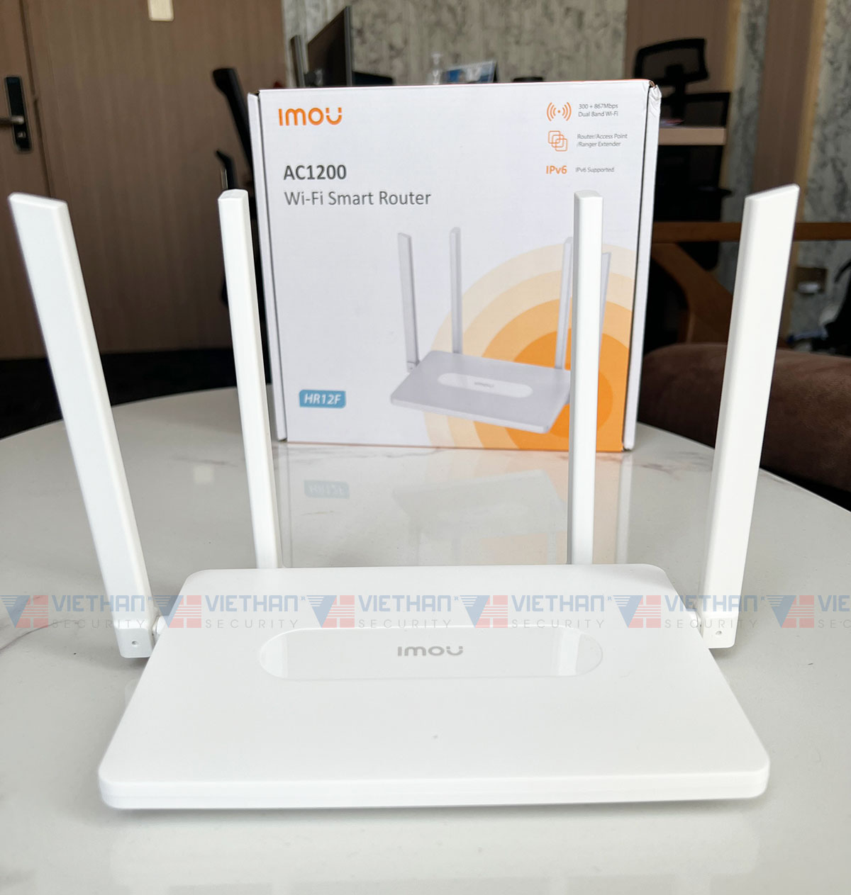 Bộ phát sóng wifi Imou HR12F Quản lý app, AC1200 wifi smart Router ...